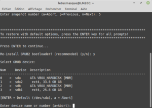 Comment sauvegarder un système Linux avec Timeshift - Numétopia