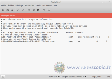Comment passer d’une partition swap à un fichier swap sous Linux ...