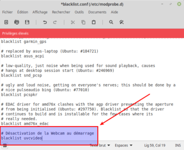 Comment désactiver la webcam sous Ubuntu ou Linux Mint ? - Numétopia