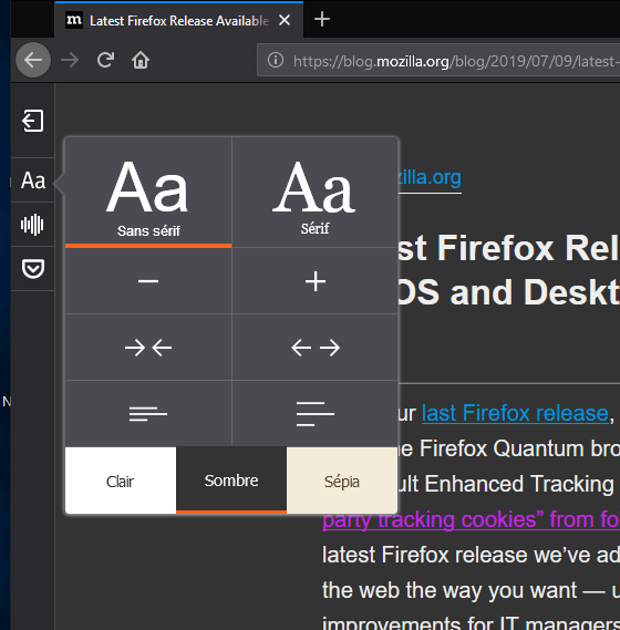 Firefox 68, nouvelle version ESR, est sortie. Quoi de neuf ? - Numétopia Firefox 68, nouvelle version ESR, est sortie. Quoi de neuf ? - Numétopia
