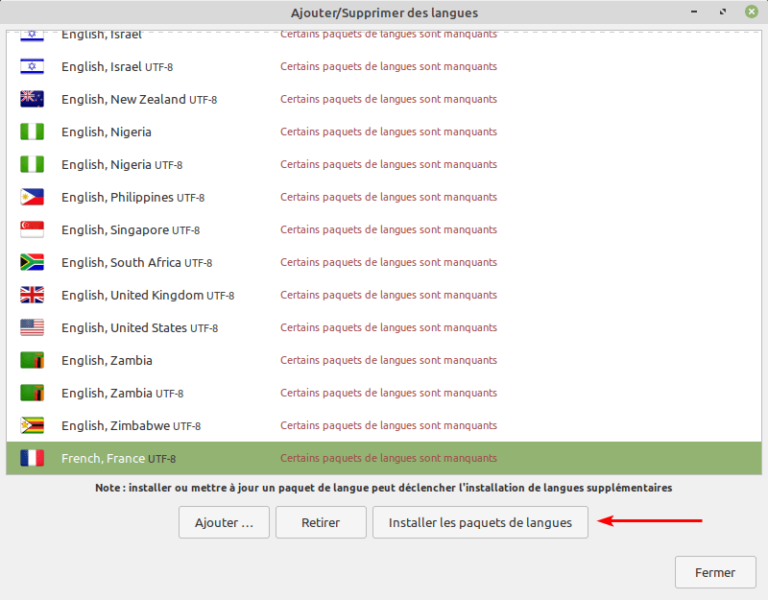 Comment changer la régionalisation ou la langue de Linux Mint ? - Numétopia