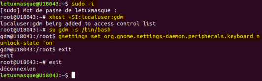 Comment activer le pavé numérique au démarrage sur Ubuntu - Numétopia