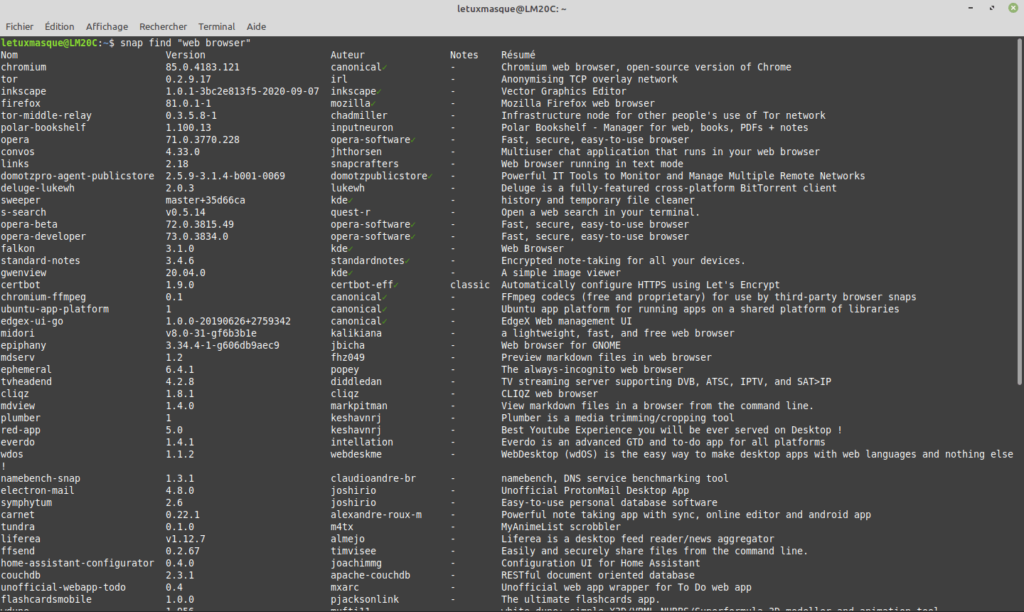 Comment installer des paquets snap sur Linux Mint ? - Numétopia