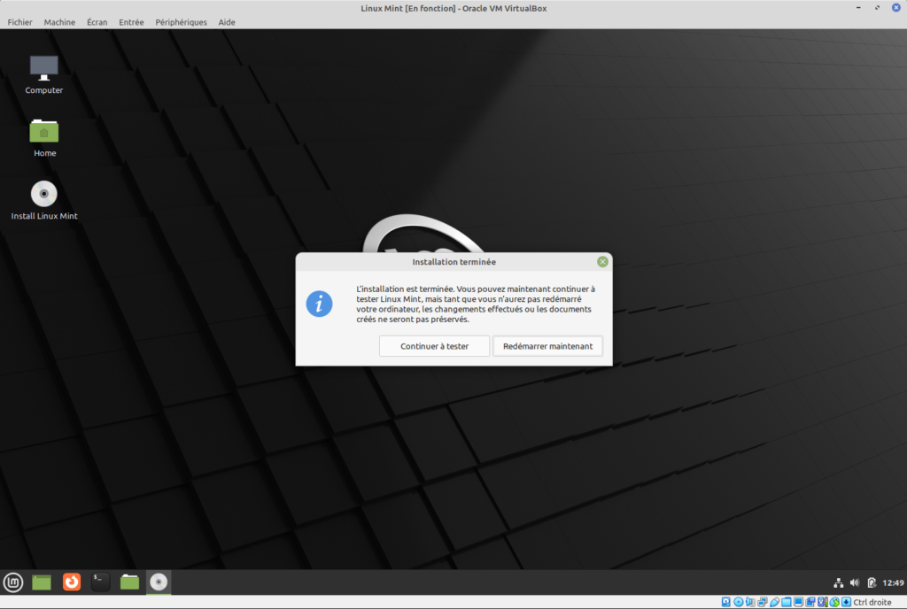 Comment installer Linux Mint dans VirtualBox - Numétopia