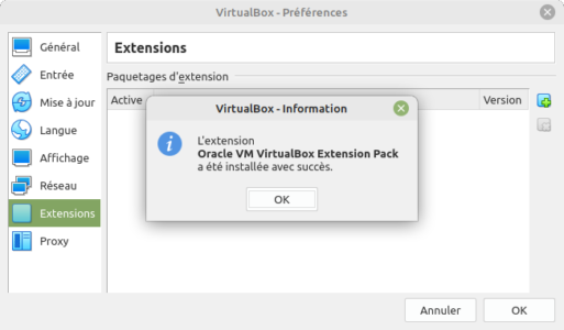 Comment installer l'Oracle VM VirtualBox Extension Pack - Numétopia